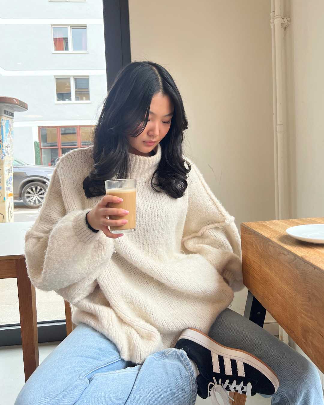 CELINE PULLOVER CREME – Ellcee Studio