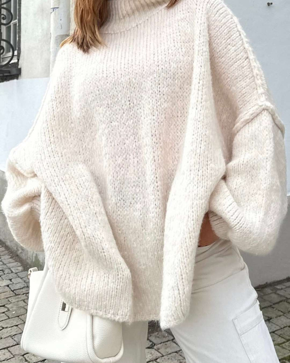 CELINE PULLOVER CREME – ELLCÉE STUDIO